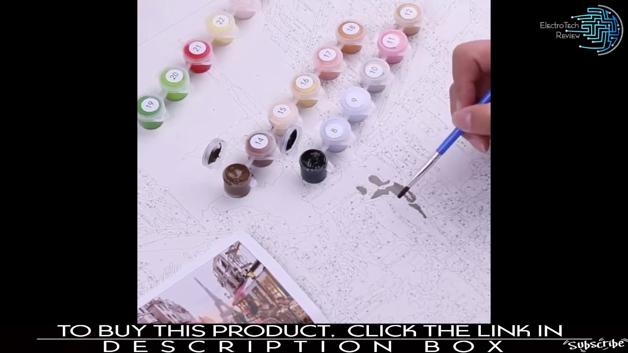 Best DIY Digital Painting By Numbers Hand Paint 2020 - YouTube
