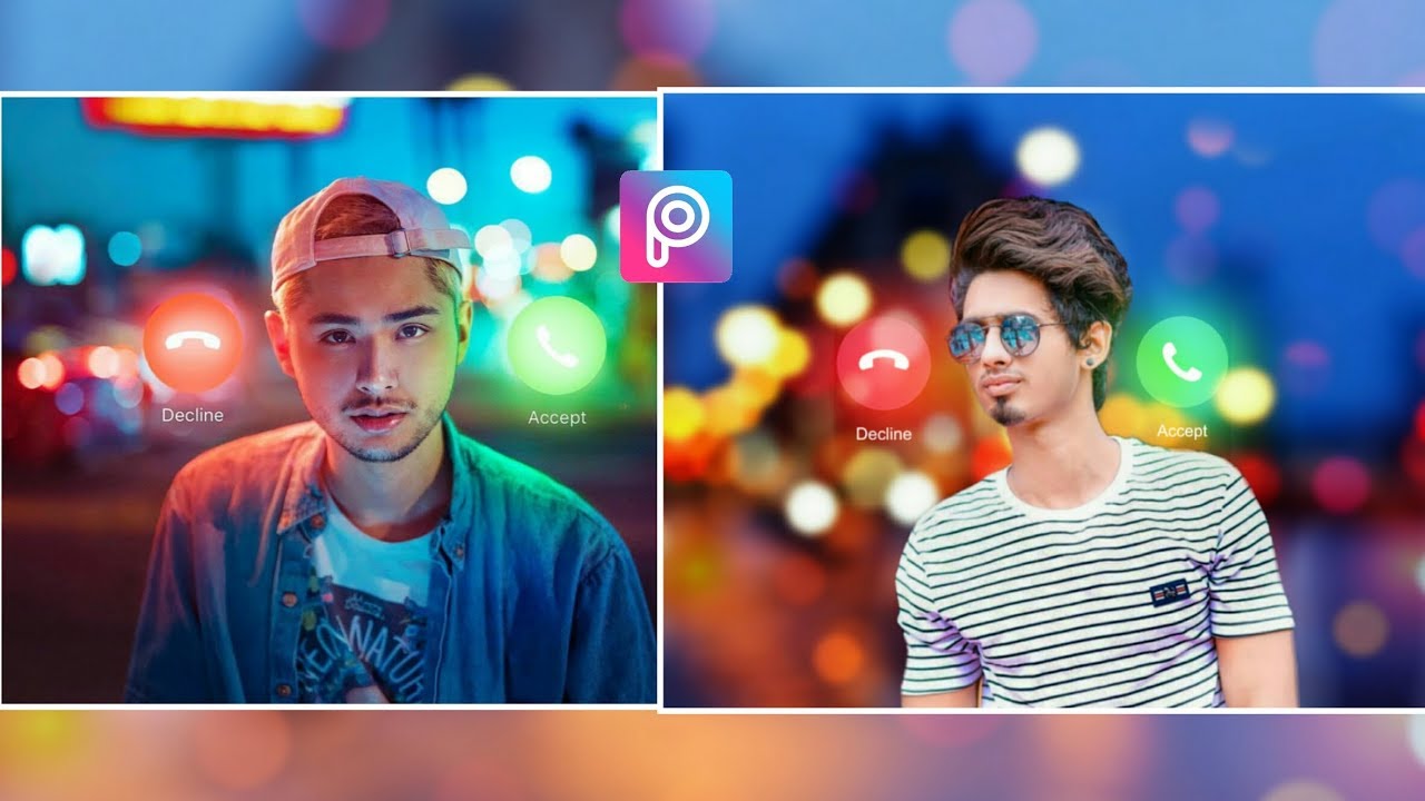 PicsArt call accept and decline photo editing tutorial in PicsArt step ...