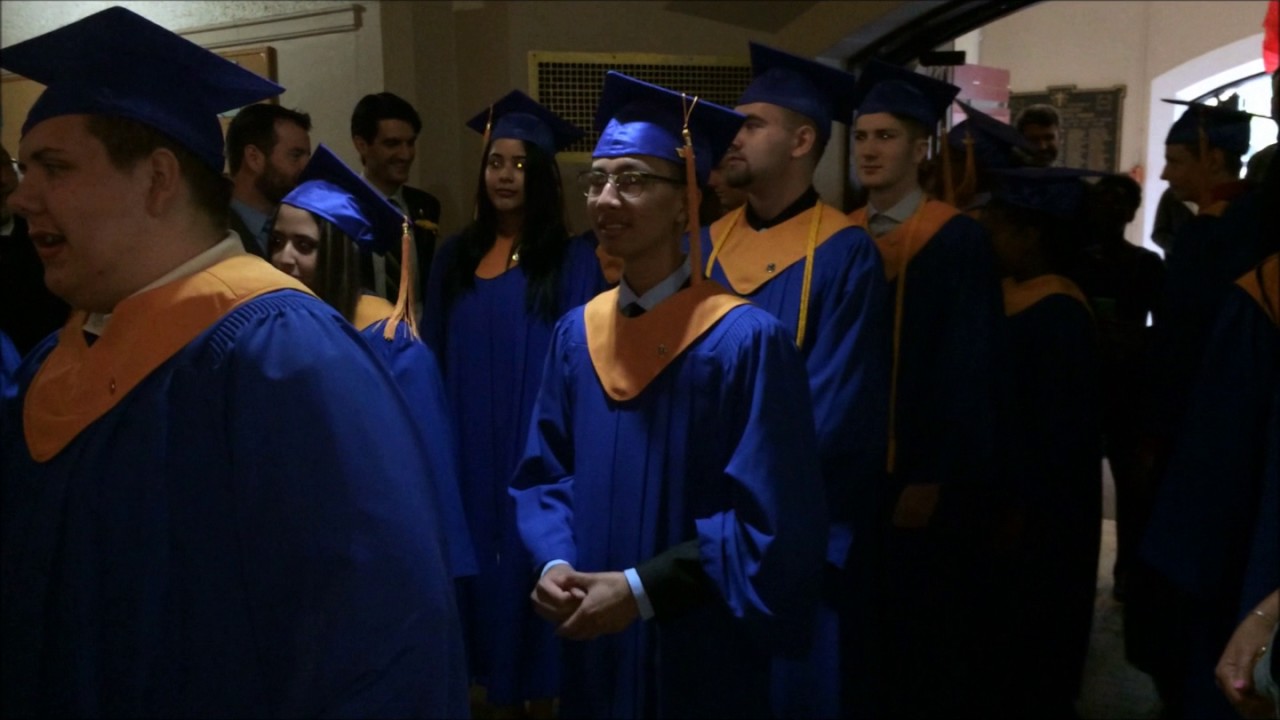 Daniel's Graduation - Students processing into the Church - YouTube