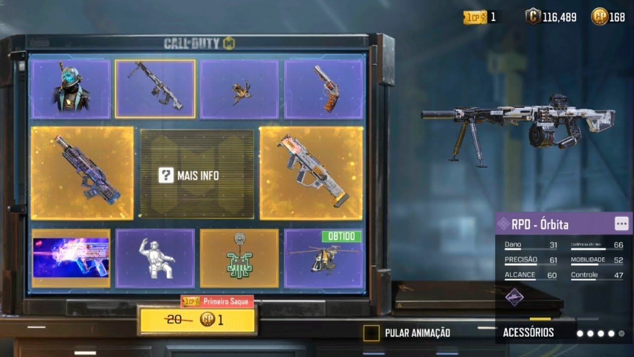 EM BUSCA DA RPD - ÓRBITA A FAMOSA PAY TO WIN #codmobile - YouTube