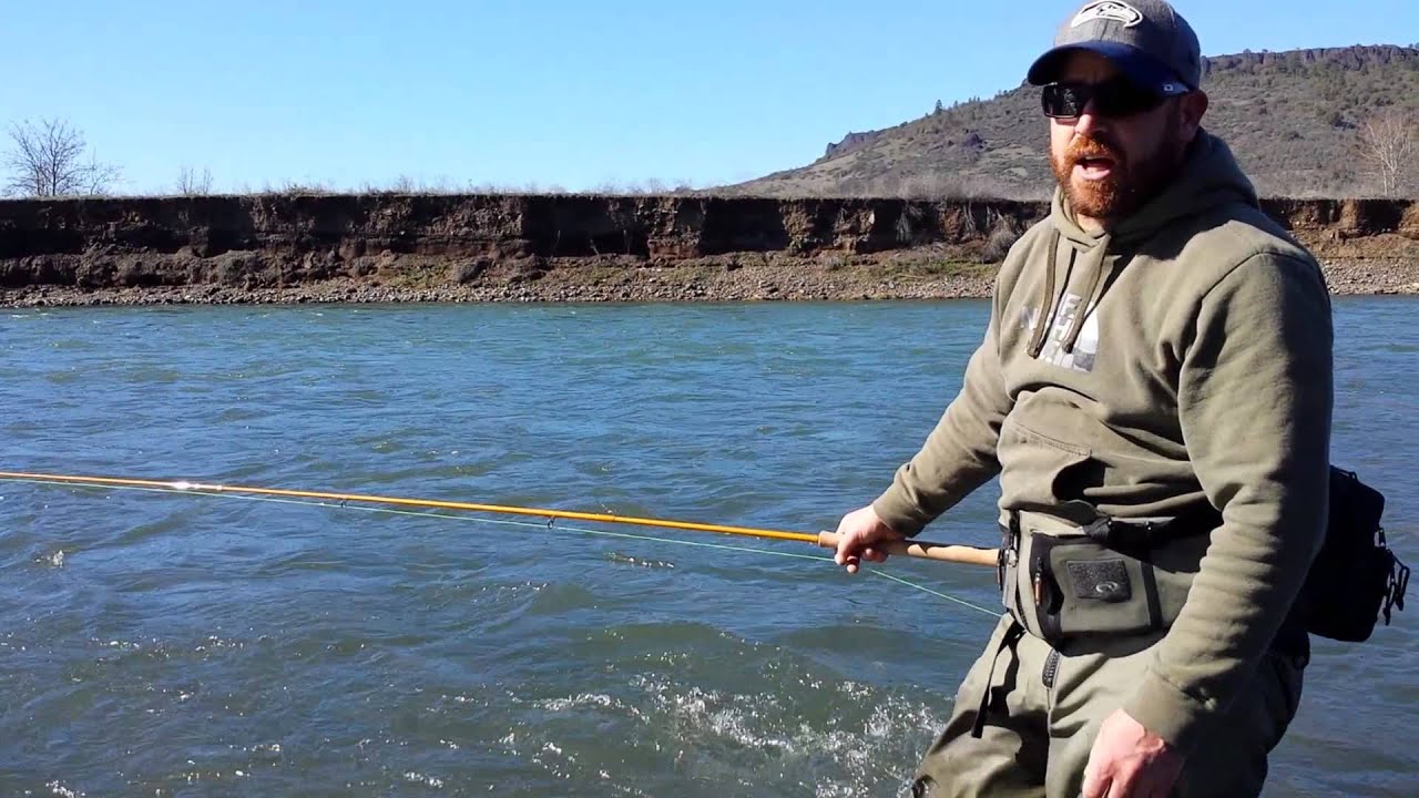 How to Spey fish deep seams. - YouTube