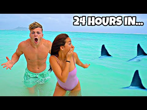 LAST TO LEAVE OCEAN WINS $10,000 *SHARKS*