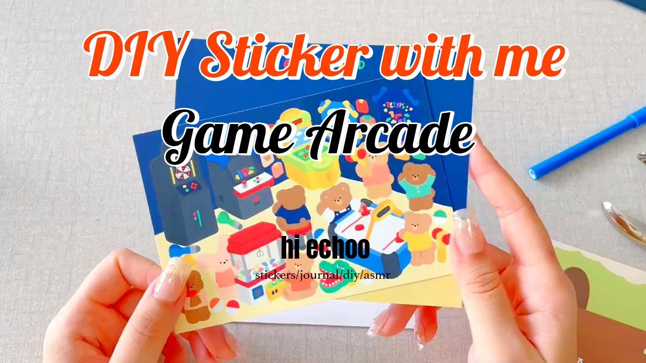 DIY Stickers Journaling 🎮 Game Arcade 🤹 | Ep.07 - YouTube