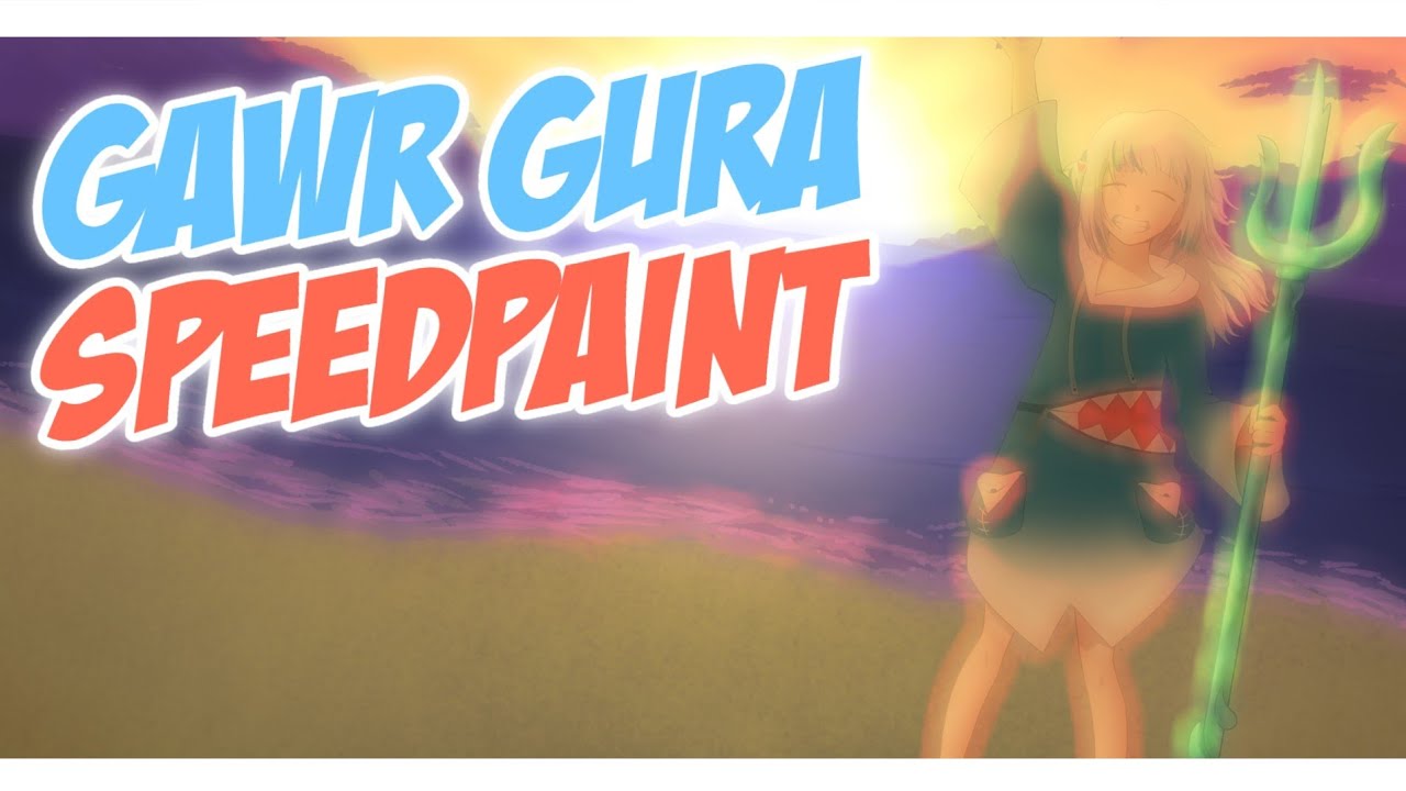 Thank You, Gura. | Graduation FanArt Speedpaint - YouTube