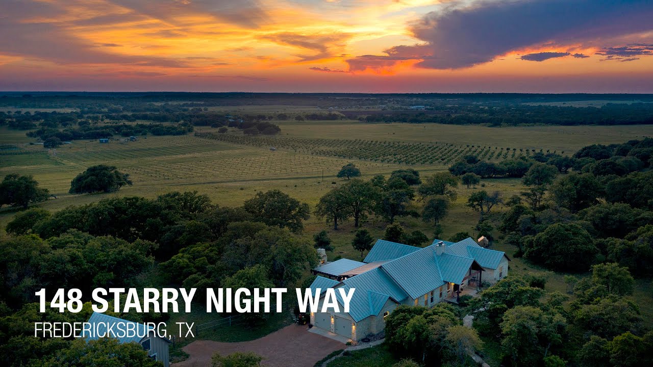 148 Starry Night Way Fredericksburg, Texas - YouTube