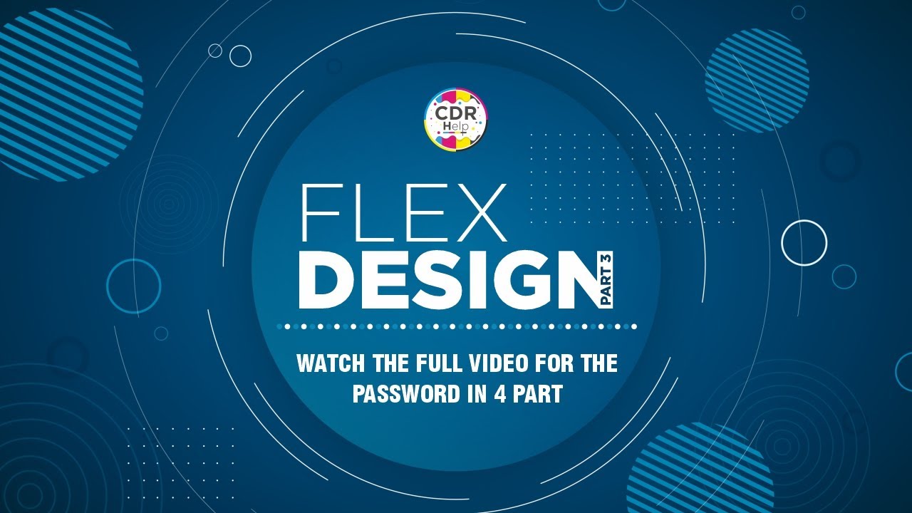 FLEX DESIGN 3DESIGN CDR EDITABLE CD16 - YouTube