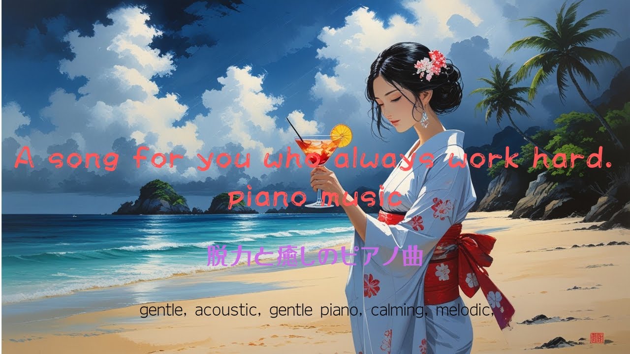 [Relaxation and healing] A song for you who always work hard piano ...