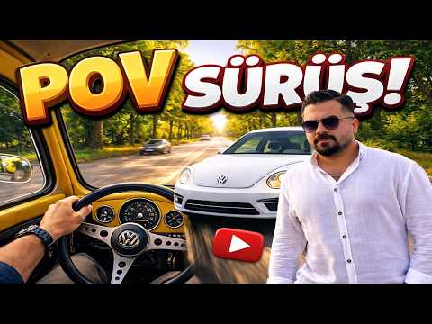 POV Sürüş! Volkswagen Beetle İle Direksiyon Deneyimi Çanakkale-Ankara