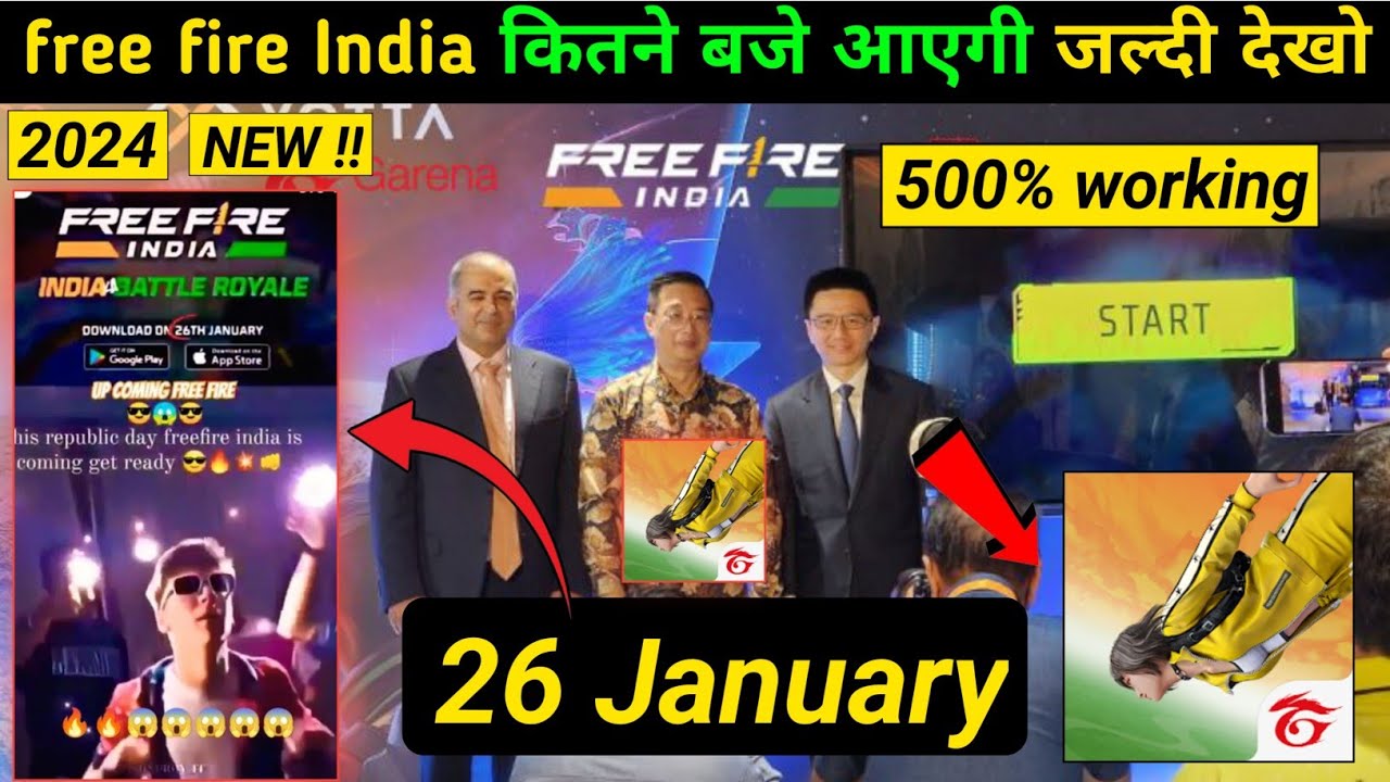 26 january free fire india kab launch hoga || free fire india kab ...