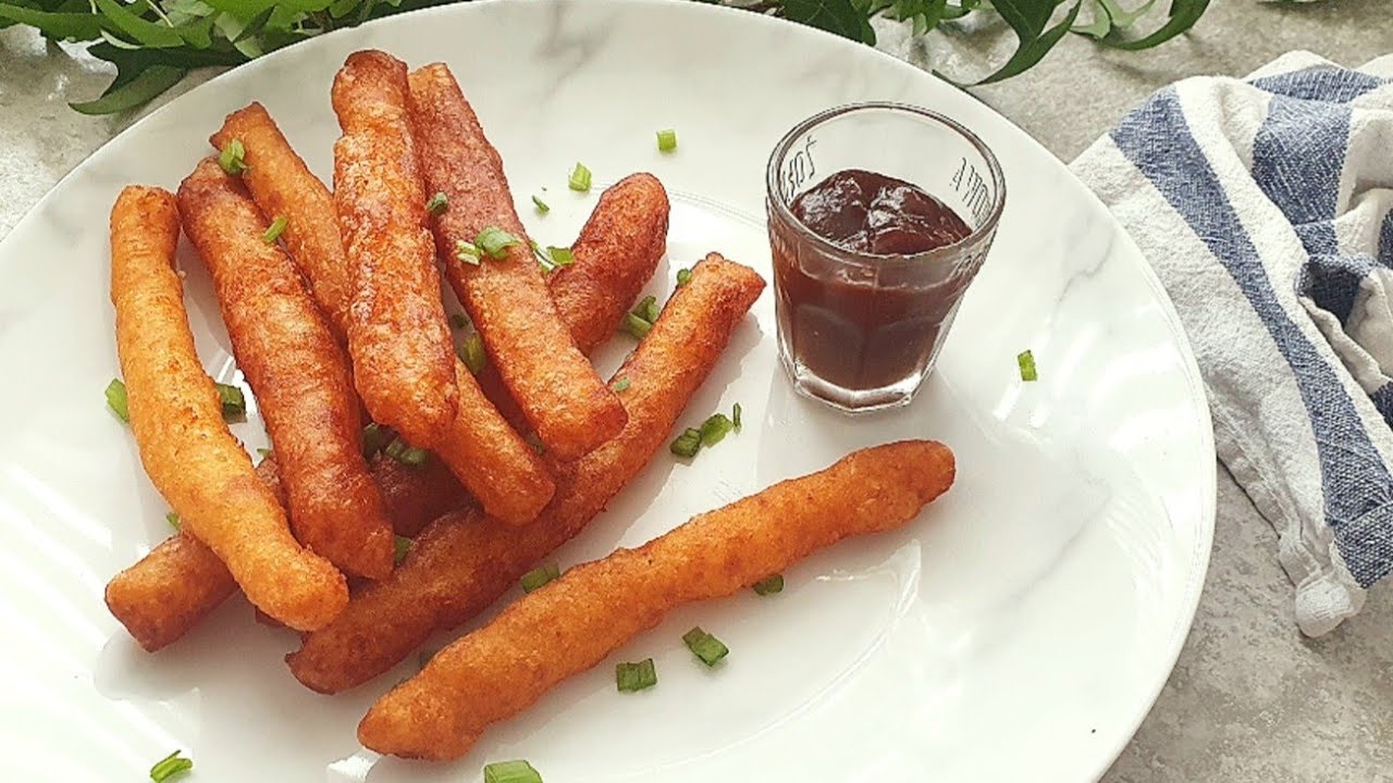 Crispy potato sticks, french fries at home - YouTube
