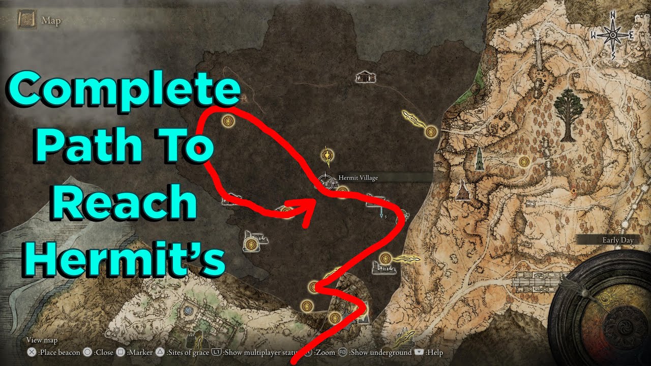 How To Reach Hermit's Shack Village Altus Plateau in Volcano Manor From ...