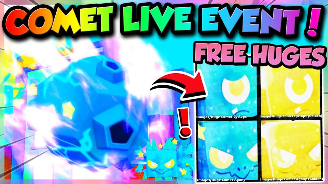 ☄️COMET☄️ EVENT gives FREE HUGE PETS in Pet Simulator X (Roblox) - YouTube