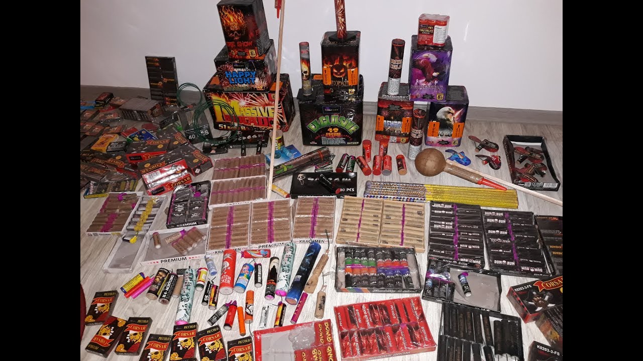 Colectie de petarde si artificii 2018 - 2019, vuurwerk collectie 2018 ...