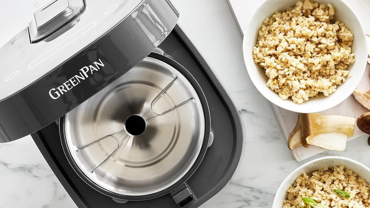 GreenPan Carb Reducing Electric Rice Cooker, 4 Cups Uncooked/8 Cooked ...