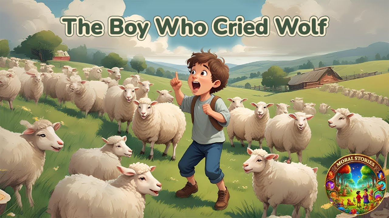 The Boy Who Cried Wolf | Moral Story in English | The Boy and Wolf ...
