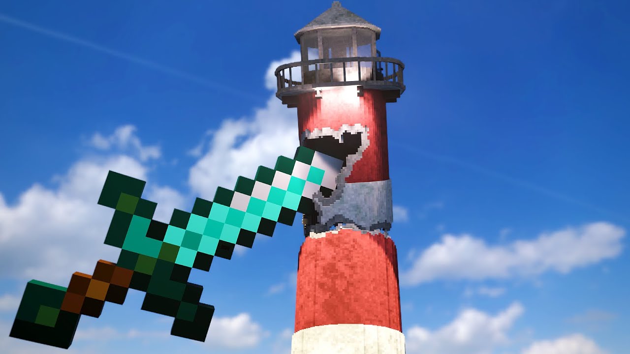 Minecraft Sword Destruction - Teardown - YouTube