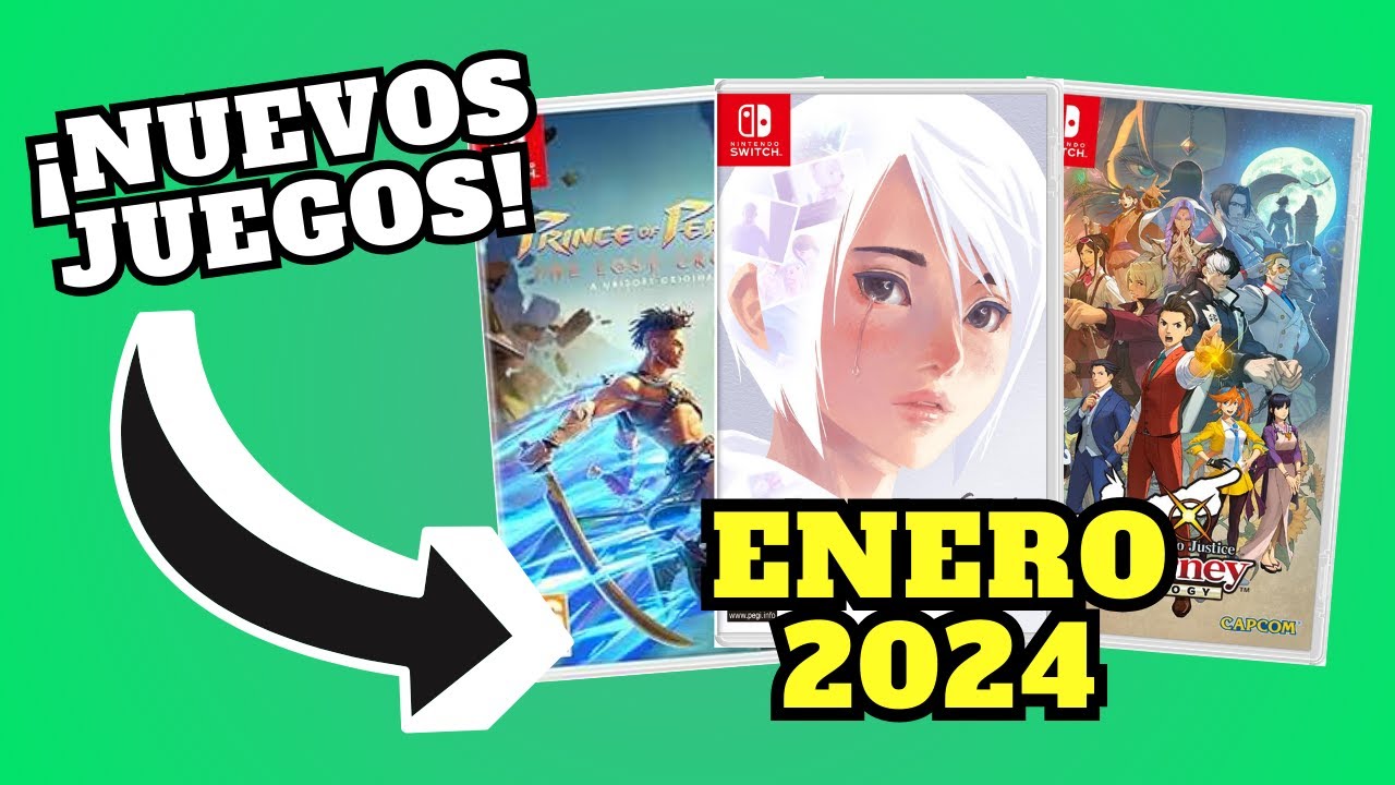 🔥 LANZAMIENTOS de NINTENDO SWITCH en ENERO 2024 - YouTube