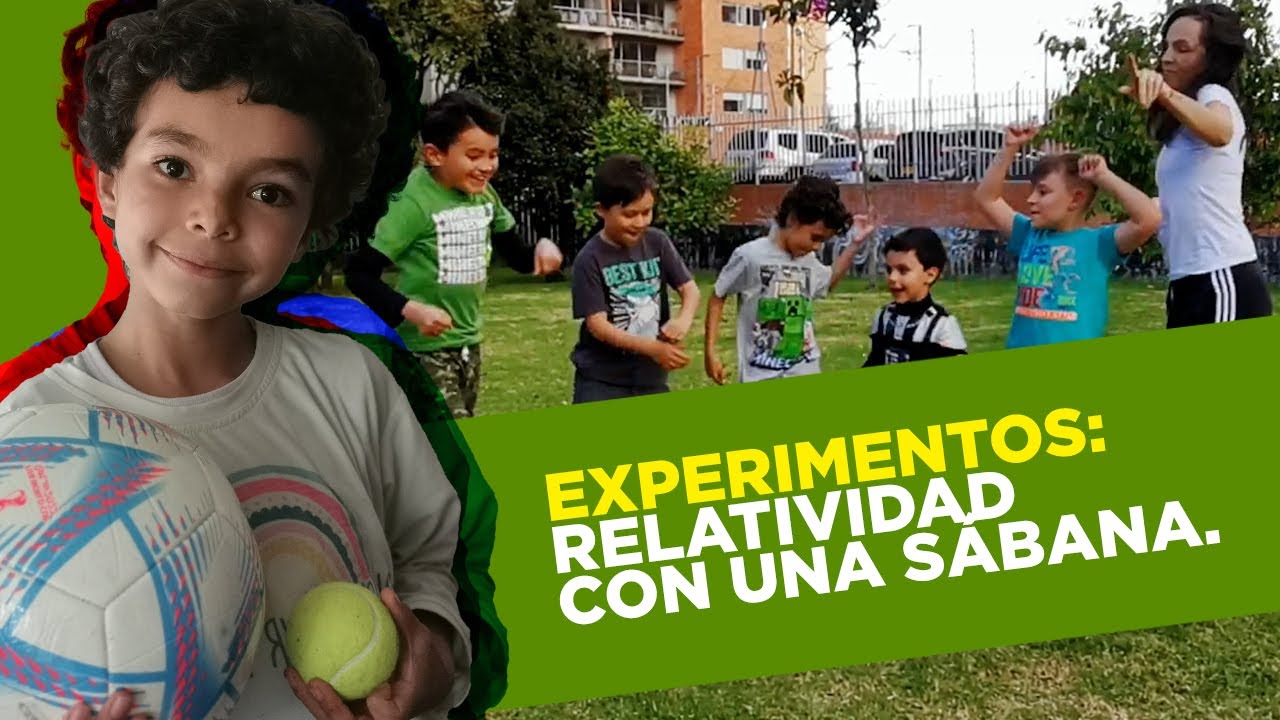 EXPERIMENTOS con GabiPro !!!! Relatividad con una sábana en el parque ...