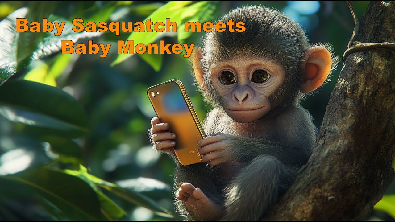Baby Sasquatch Meets Baby Monkey - YouTube