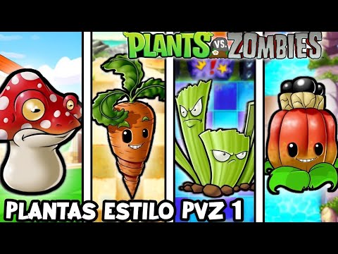 ¿COMO SERÍA LAS PLANTAS de PVZ 2 si FUERAN del PVZ 1? 'Plants vs ...