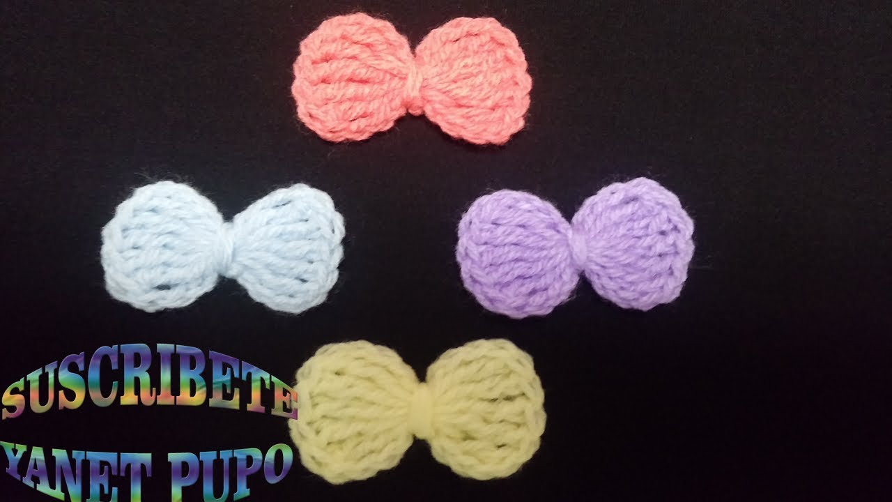 COMO TEJER LAZOS A CROCHET 🧶💝 - YouTube