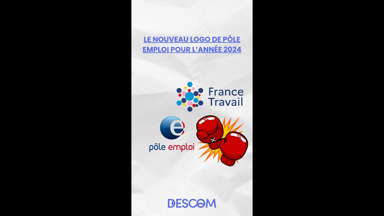 Le nouveau logo de pôle emploi " France Travail " pour l'année 2024 ...