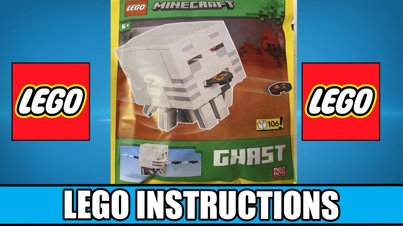 LEGO Instructions - Minecraft - 662504 - Ghast - Magazine Gift - YouTube