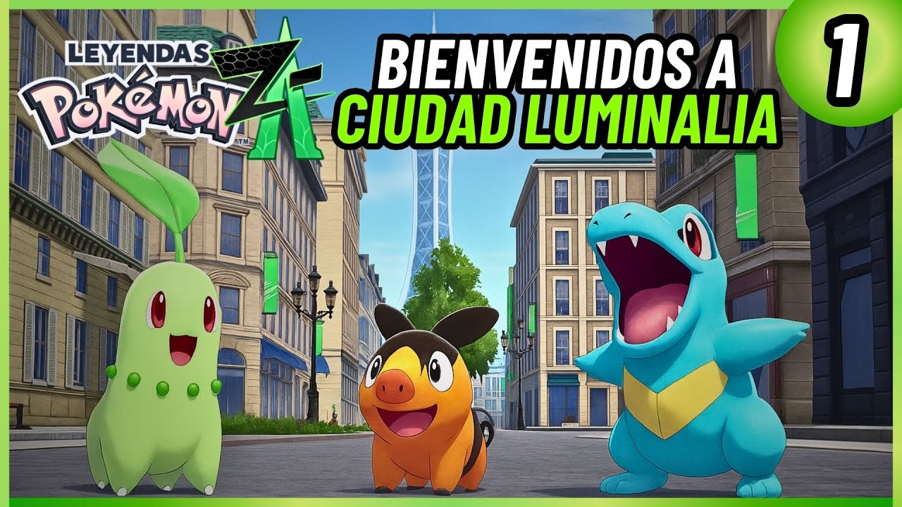 BIENVENIDOS A CIUDAD LUMINALIA | POKÉMON LEYENDAS ZA - EP 1 - YouTube