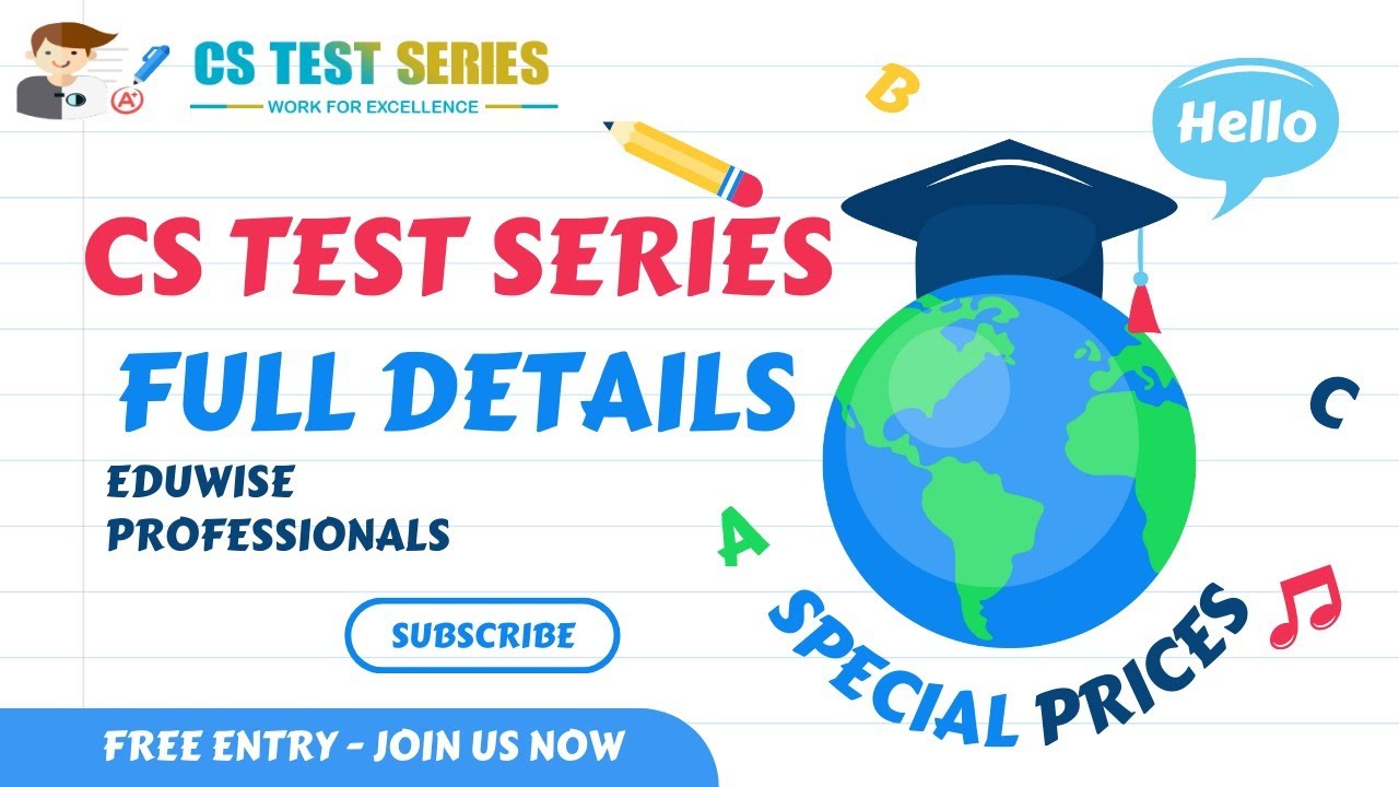 CS Test Series - All Details and Procedure and Coupon code - YouTube