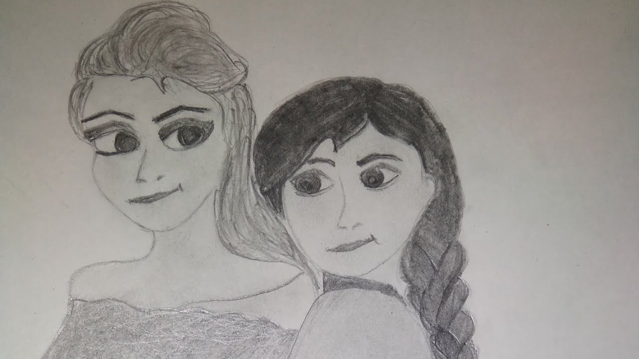 Drawing Elsa & Anna - Frozen Fever | drawholic - YouTube