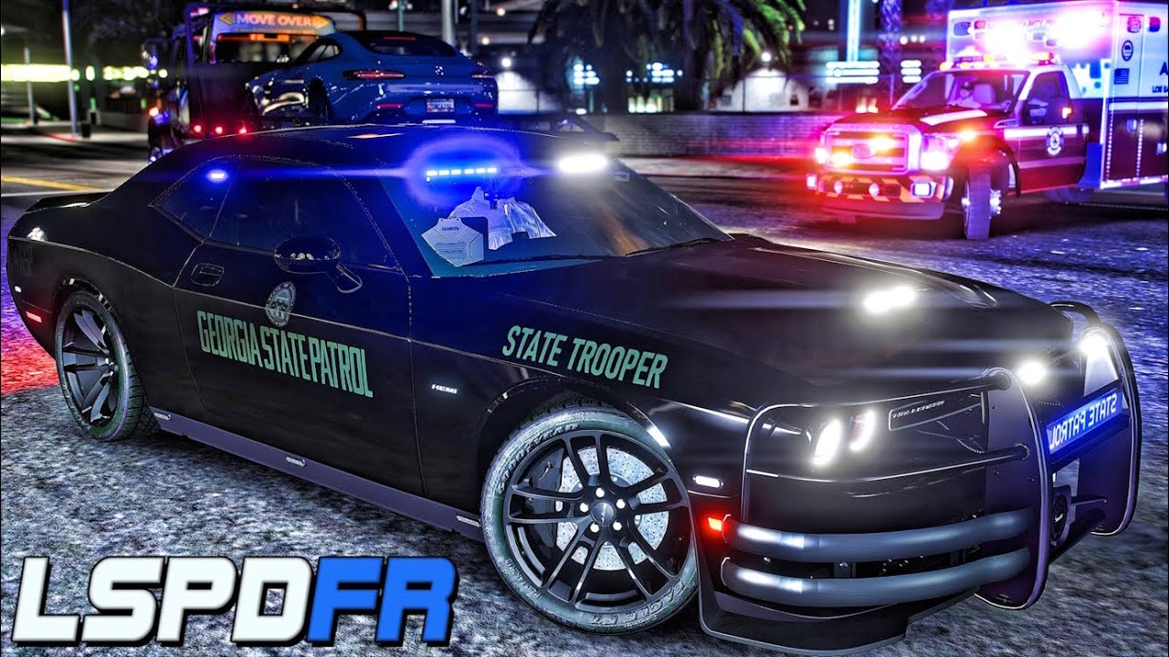 GTA 5 LSPDFR MODS NIGHTSHIFT GSP CHALLENGER - YouTube