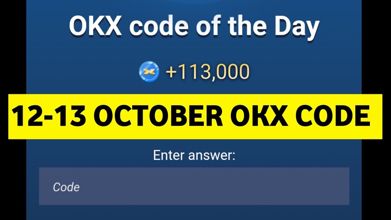 X Empire OKX Code of The Day | OKX code of the Day Today | Musk x ...