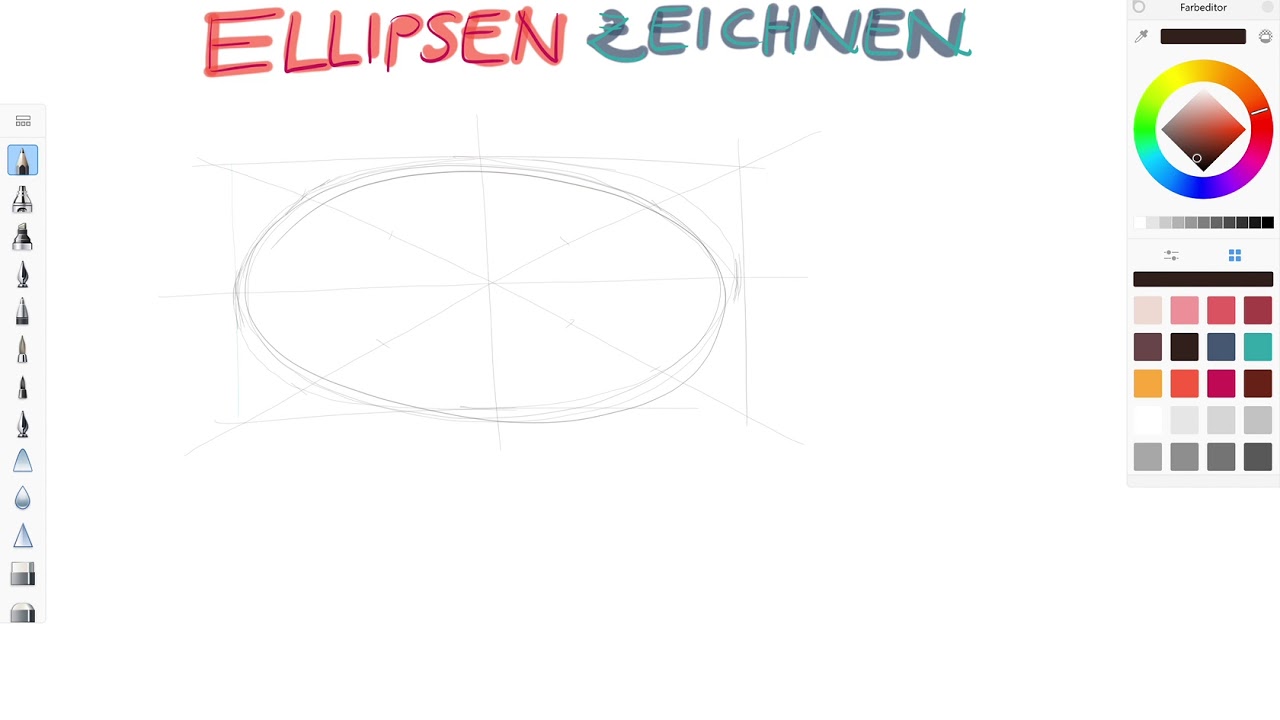Ellipse zeichnen - YouTube