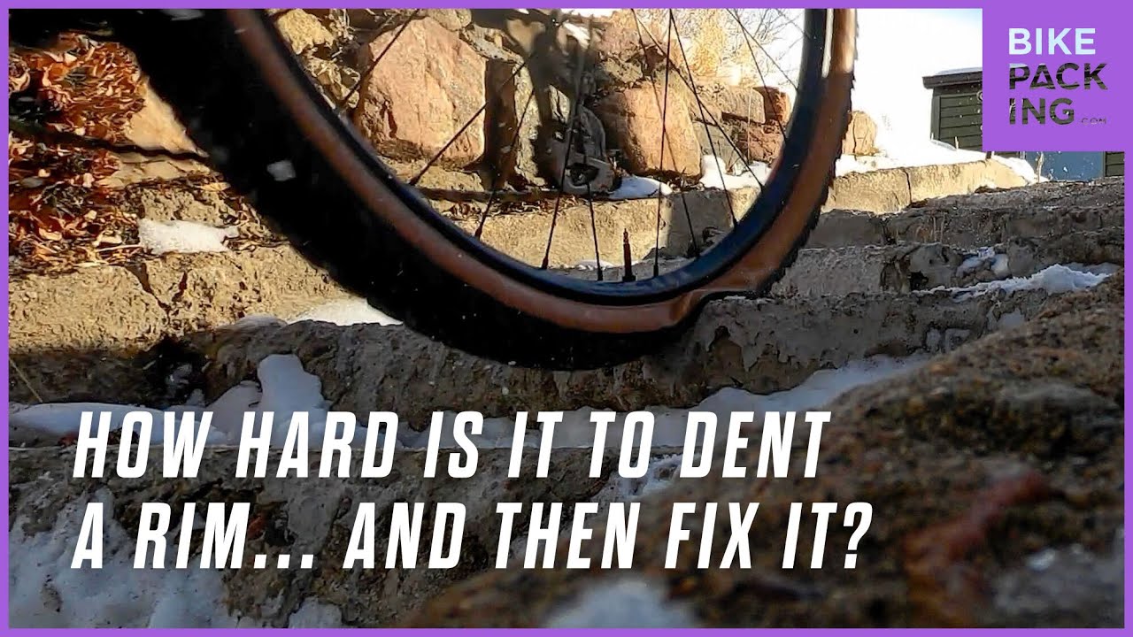 How Hard Is It To Dent A Rim...And Then Fix It? - YouTube