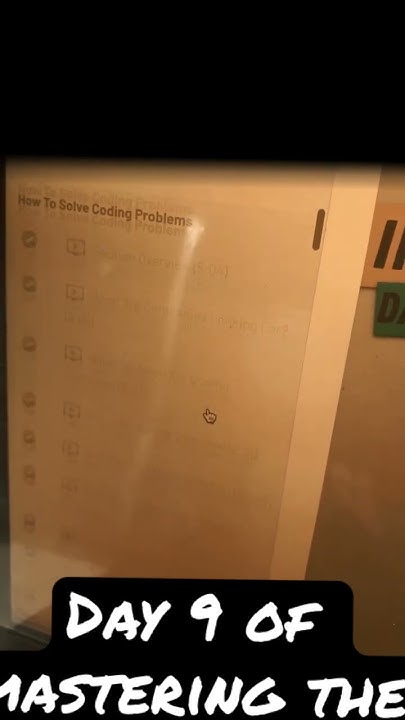 Day 9 of mastering the coding interview #30daycodingchallenge #codinginterview #nevergiveup ...