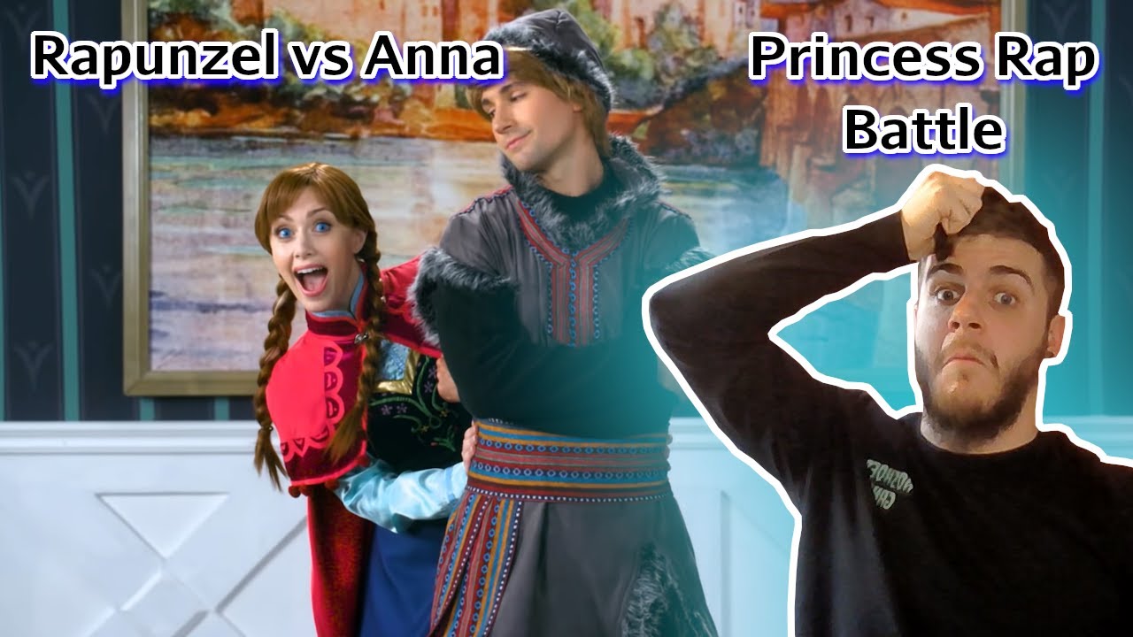 Rapunzel vs Anna | Princess Rap Battle (Reaction) - YouTube