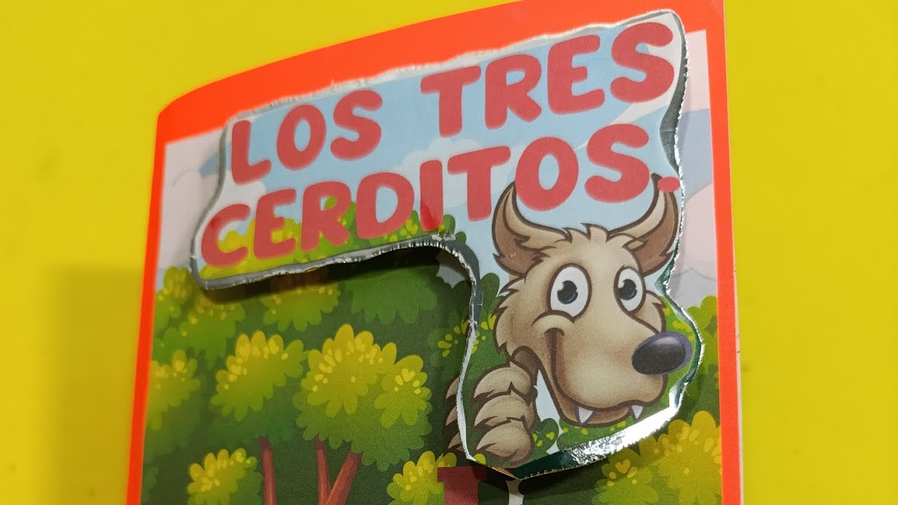 LIBRO HECHO A MANO DE LOS TRES CERDITO/ COMO HACER UN LIBRO CREATIVO ...