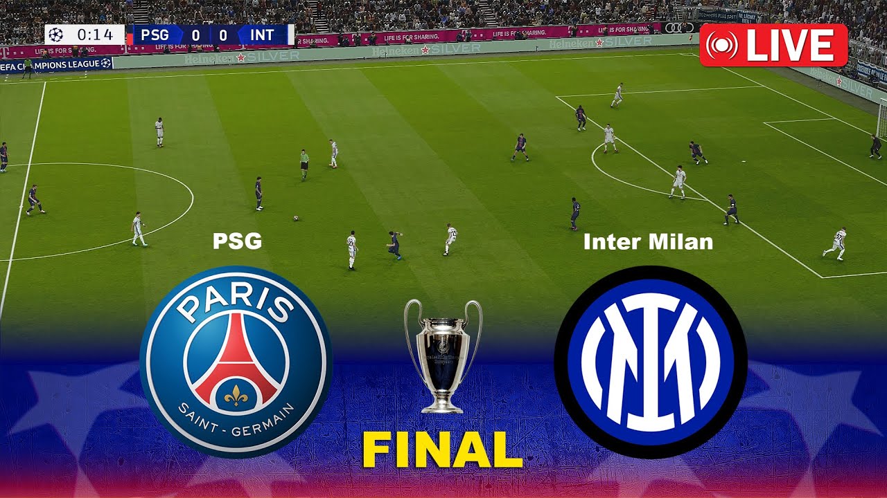🔴LIVE : PSG vs Inter Milan | UEFA Champions League Final 2025 | Full ...