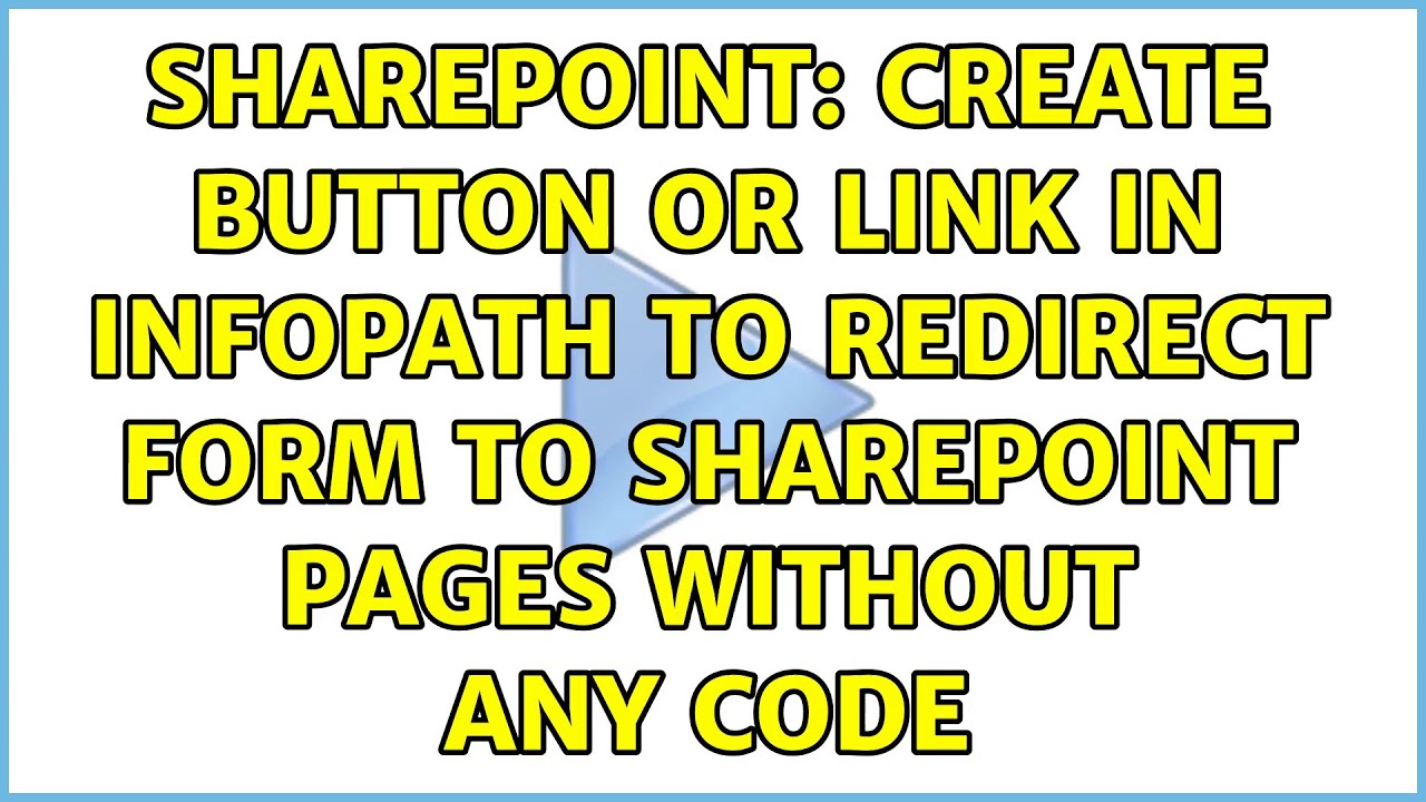 Sharepoint: create button or link in infopath to redirect form to ...