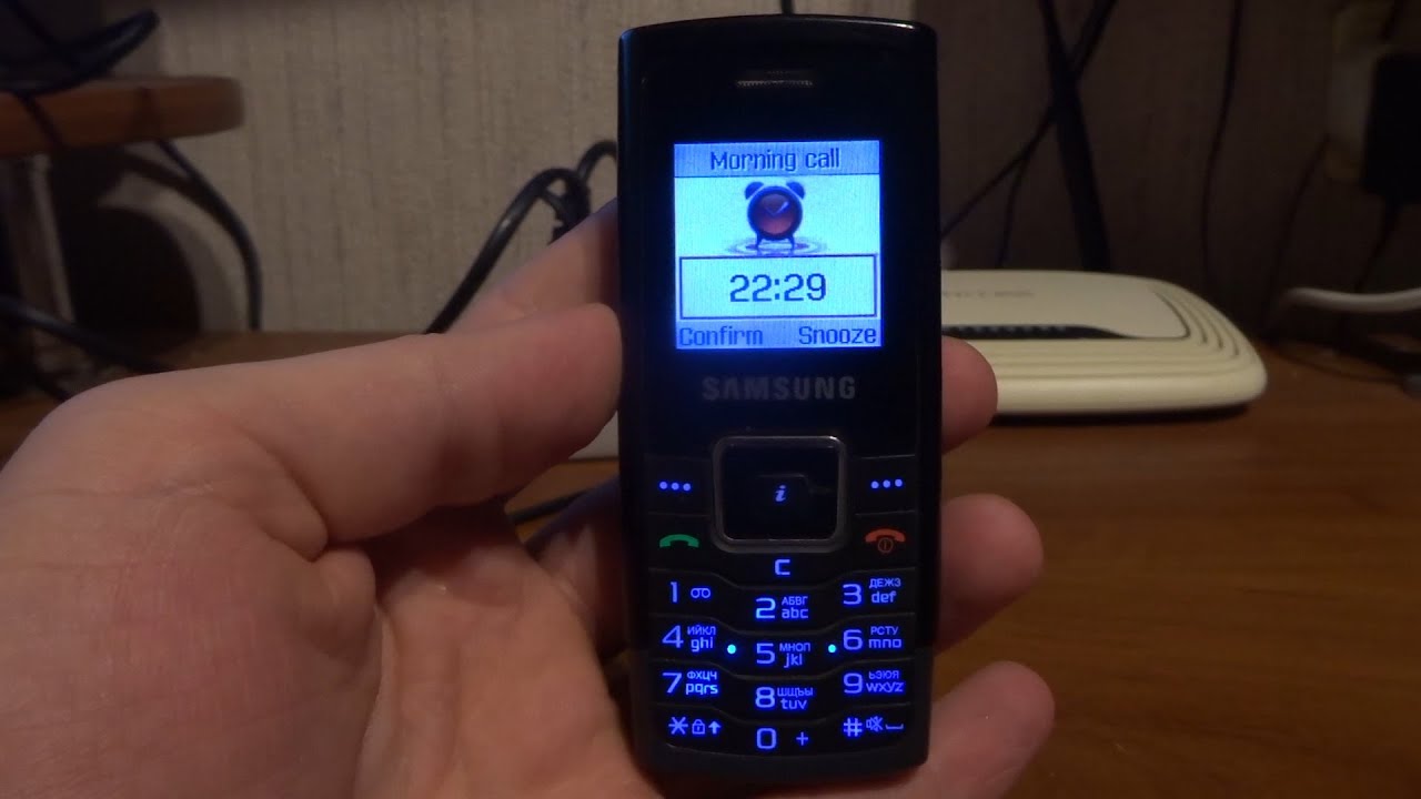 Samsung C160 Voice Type Alarm Screen - YouTube