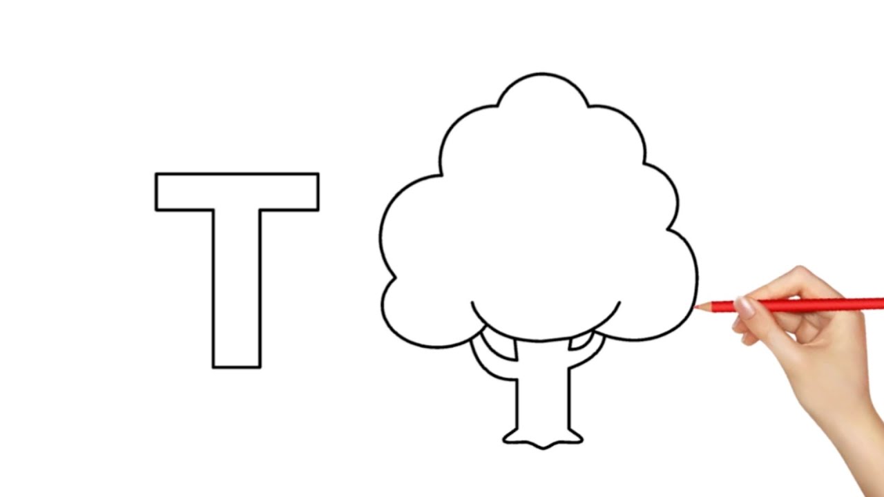 "Branching Out with 'T' kids drawing - YouTube
