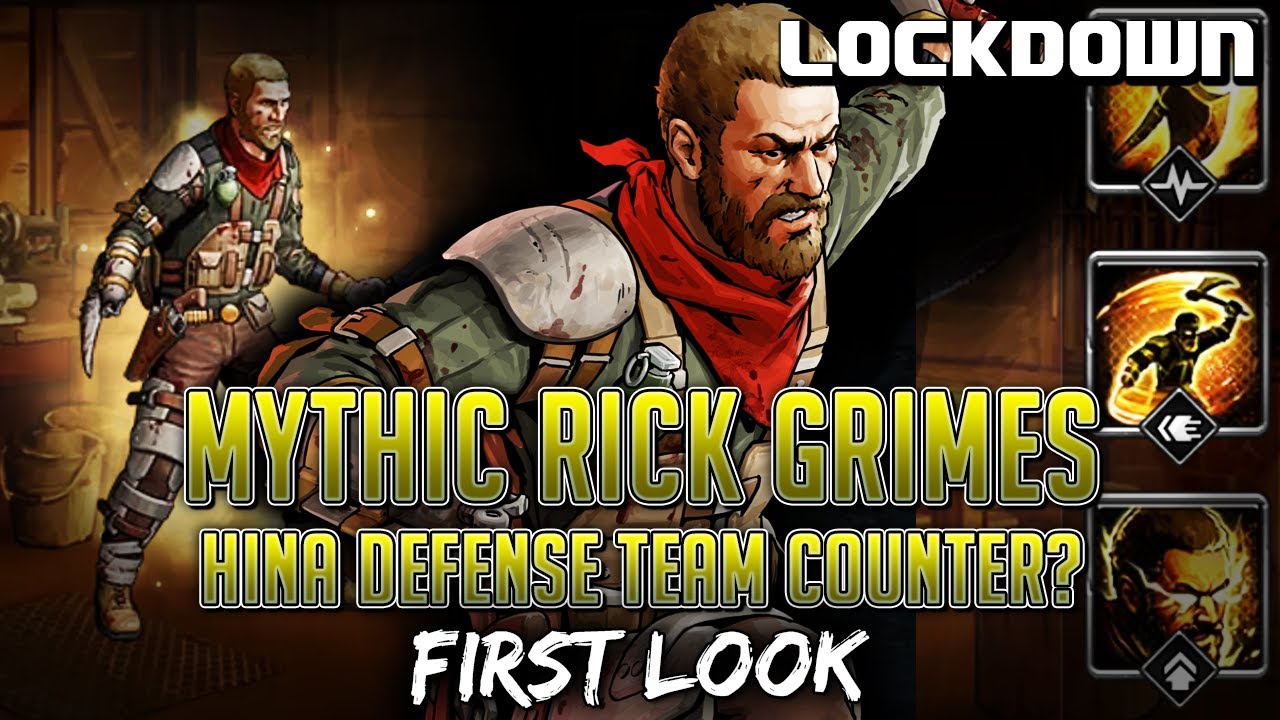 TWD RTS: Mythic Rick Grimes, Hina Defense Team Counter? The Walking ...