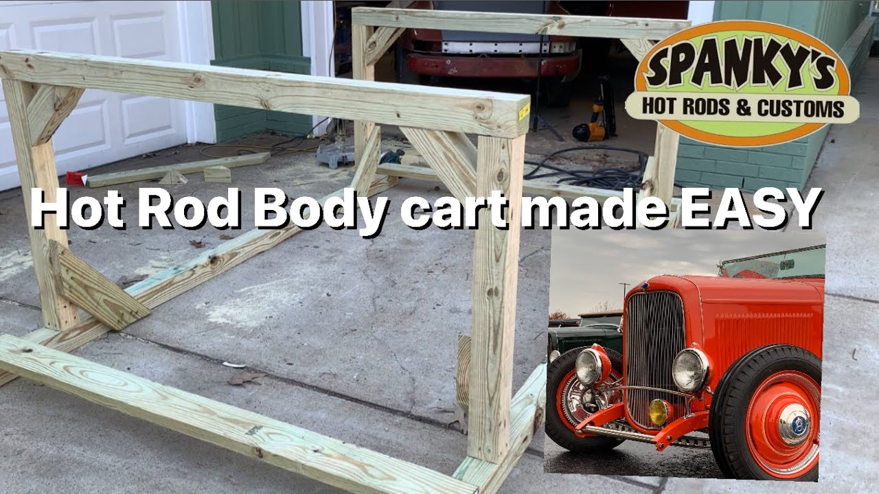How I Built a Volkswagen Bug / Hot Rod Body Stand for under $100 - YouTube