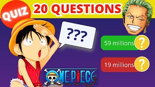 QUIZ One Piece | 20 Questions DIFFICILE | Doovi