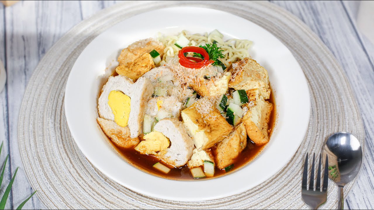 MAKANAN LEGEND KHAS PALEMBANG - Rujak Mie - YouTube