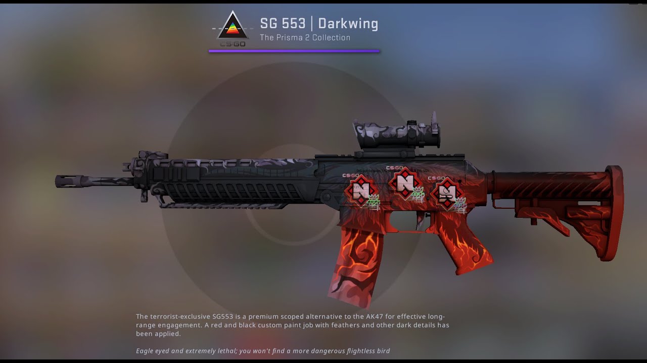 SG 553 | Darkwing with #3x Nemiga (Holo) | #2020 RMR #shorts - YouTube