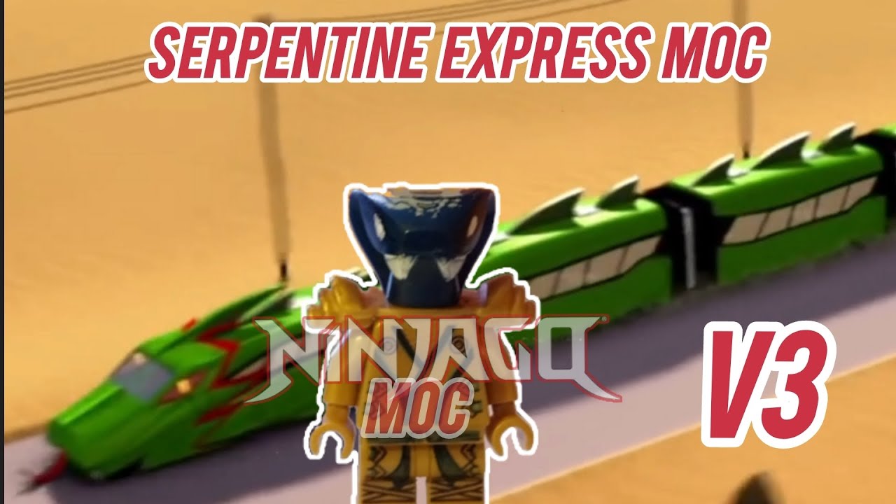 My lego ninjago Serpentine express MOC V3 - YouTube