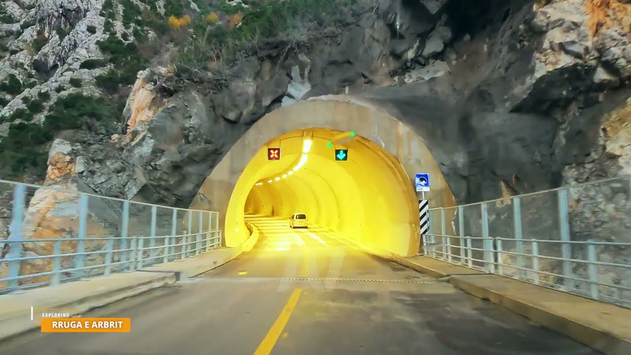 RRUGA ARBRIT 🇦🇱😍 TUNELI dhe URA E VASHËS 🇦🇱 - YouTube