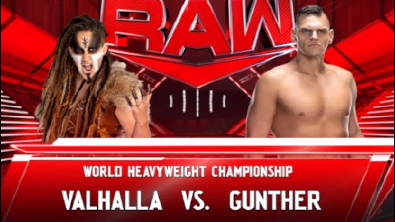 WWE 2K24 Valhalla vs. Gunther - World Heavyweight Title - YouTube