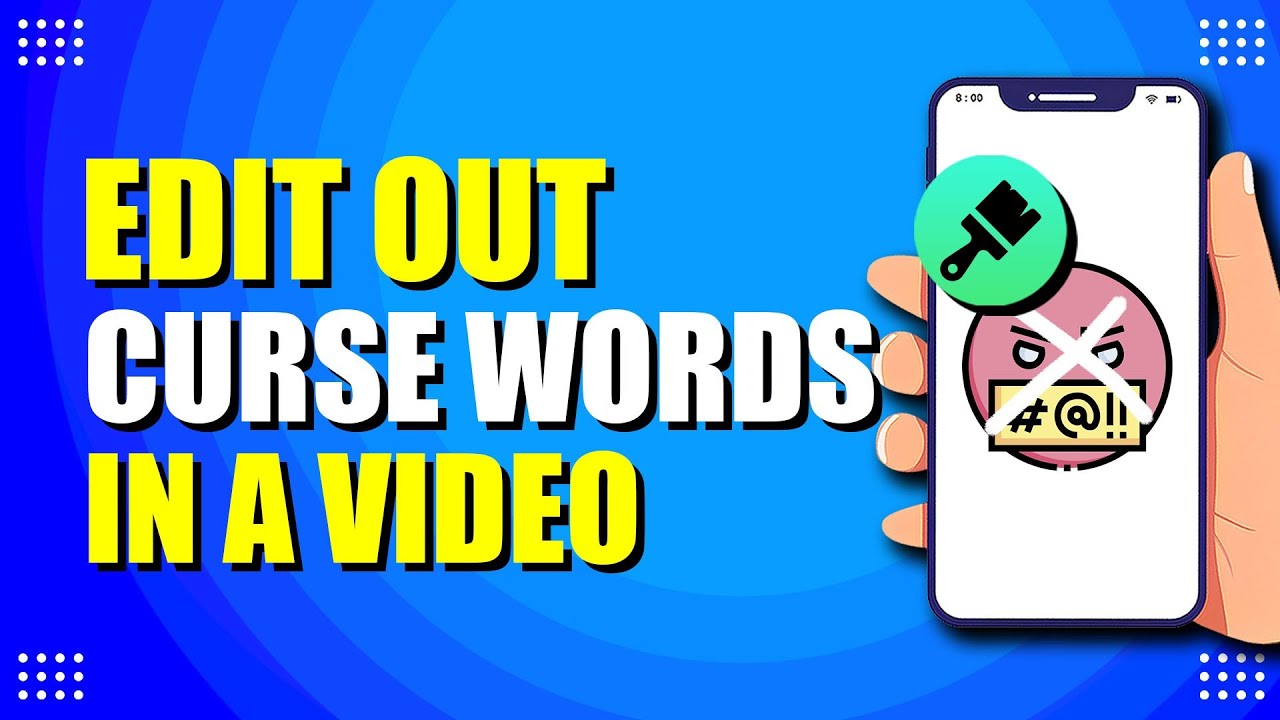 How To Edit Out Curse Words In A Video (Step-by-Step Guide) - YouTube